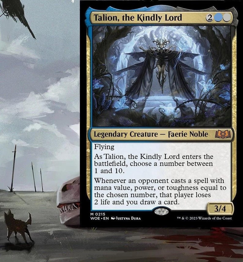 Talion, the Kindly Lord FAERIE Commander Deck EDH Magic Cards MTG Ready-to-play Tribal - Etsy
