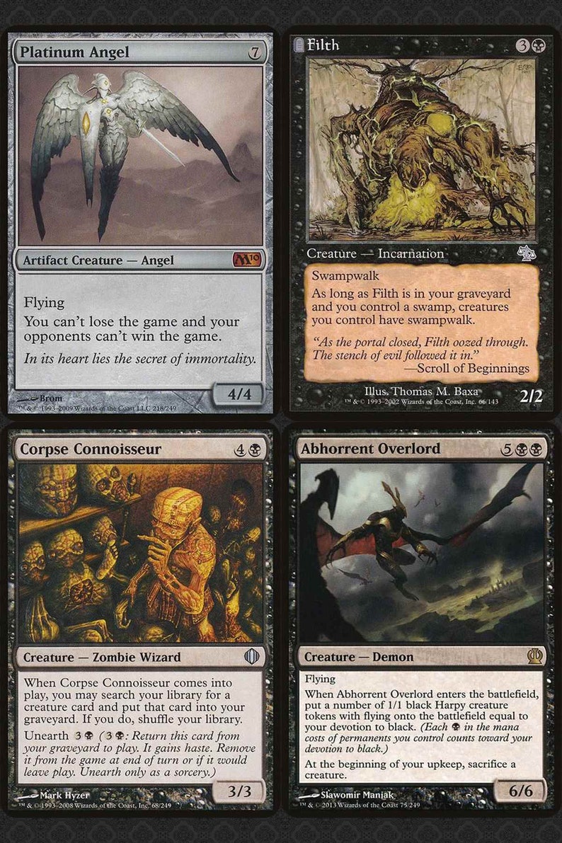 Phage the Untouchable Mono-black Control Commander Deck Magic MTG Ready ...