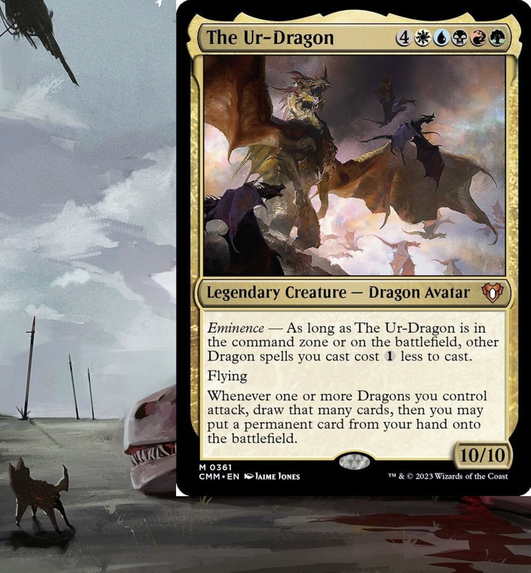 The Ur-dragon Commander EDH DRAGONS Deck Pre-built MTG Ready-to-play Magic - Etsy
