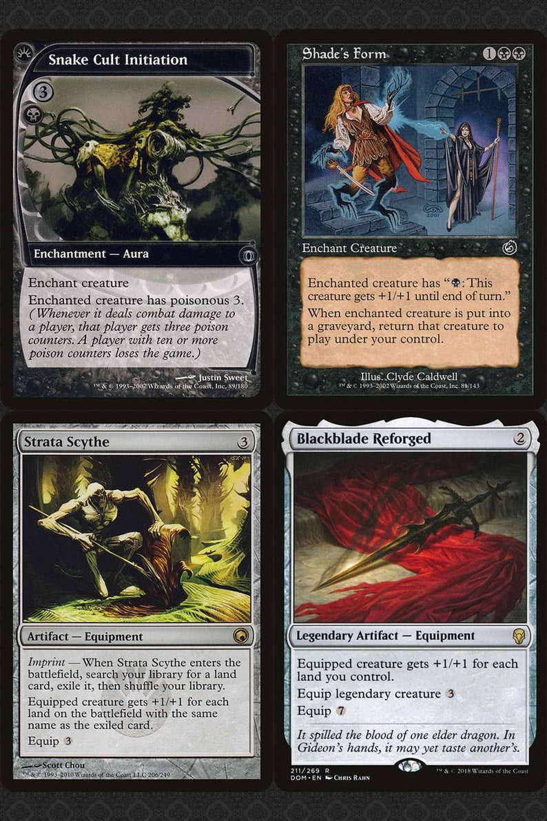 Skithiryx the Blight Dragon INFECT Commander Deck EDH Magic - Etsy