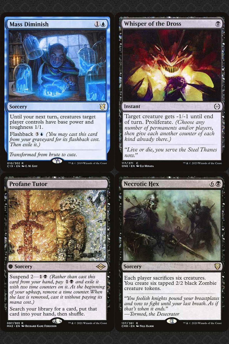 Toxrill the Corrosive Commander Deck Tokens Magic MTG - Etsy