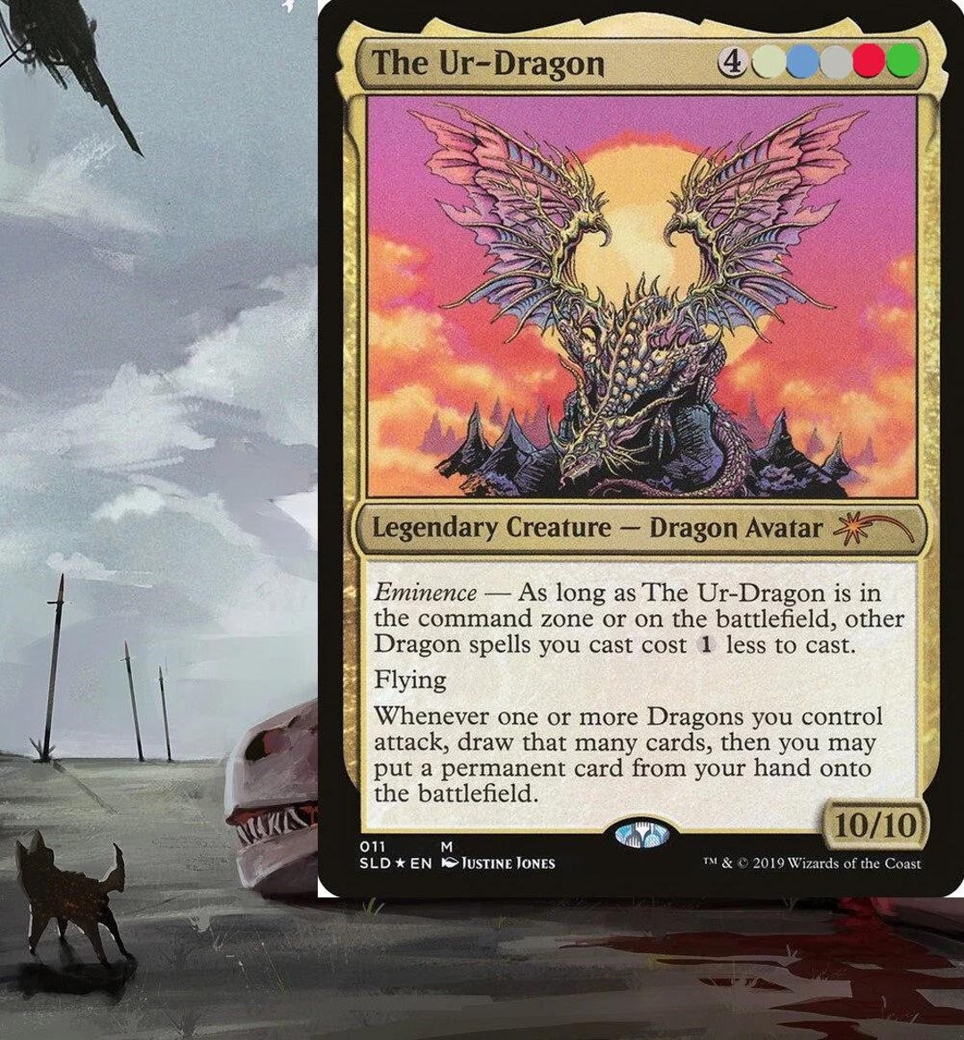 The Ur-dragon Commander EDH DRAGONS Deck Pre-built MTG Ready-to-play ...