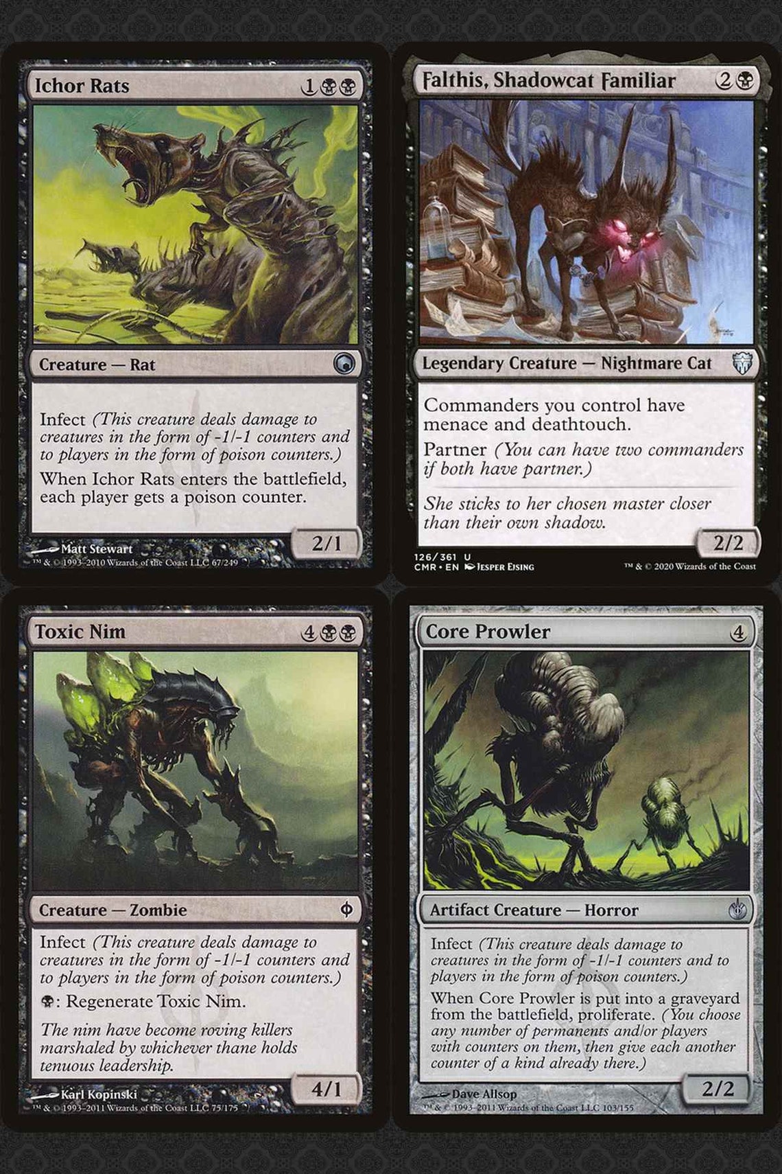 Skithiryx the Blight Dragon INFECT Commander Deck EDH Magic - Etsy