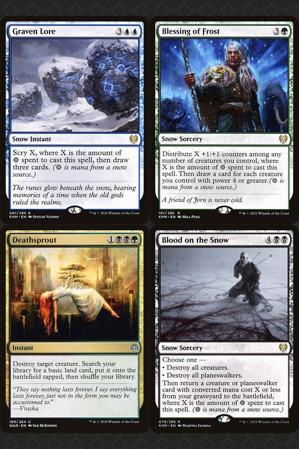 Jorn, God of Winter Snow Matters Commander Deck EDH MTG Magic Ready-to ...