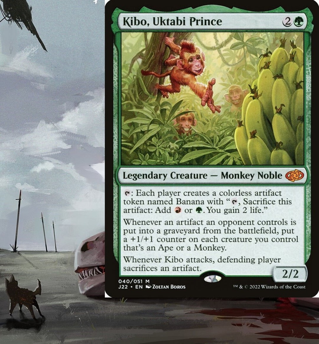 Kibo, Uktabi Prince Commander Deck Monkey Ape Tribal MTG Magic EDH Ready-to-play - Etsy