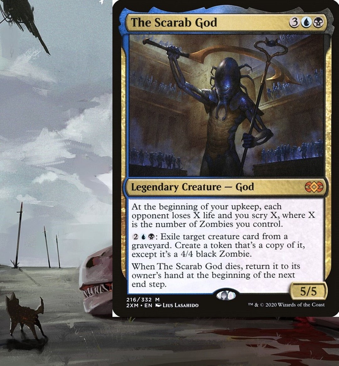The Scarab God ZOMBIES Commander Deck Magic MTG Ready-to-play 100 Cards ...