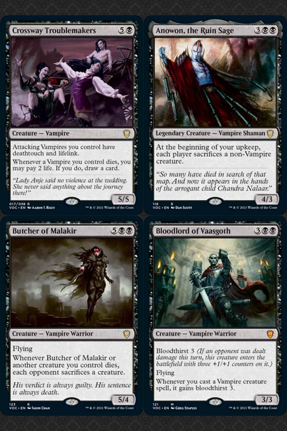 Olivia Crimson Bride Vampires Commander Deck Edh Mtg Magic Etsy
