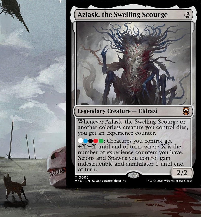 Azlask, the Swelling Scourge Commander Deck Pre-built EDH Ready-to-play ELDRAZI 5 Color - Etsy