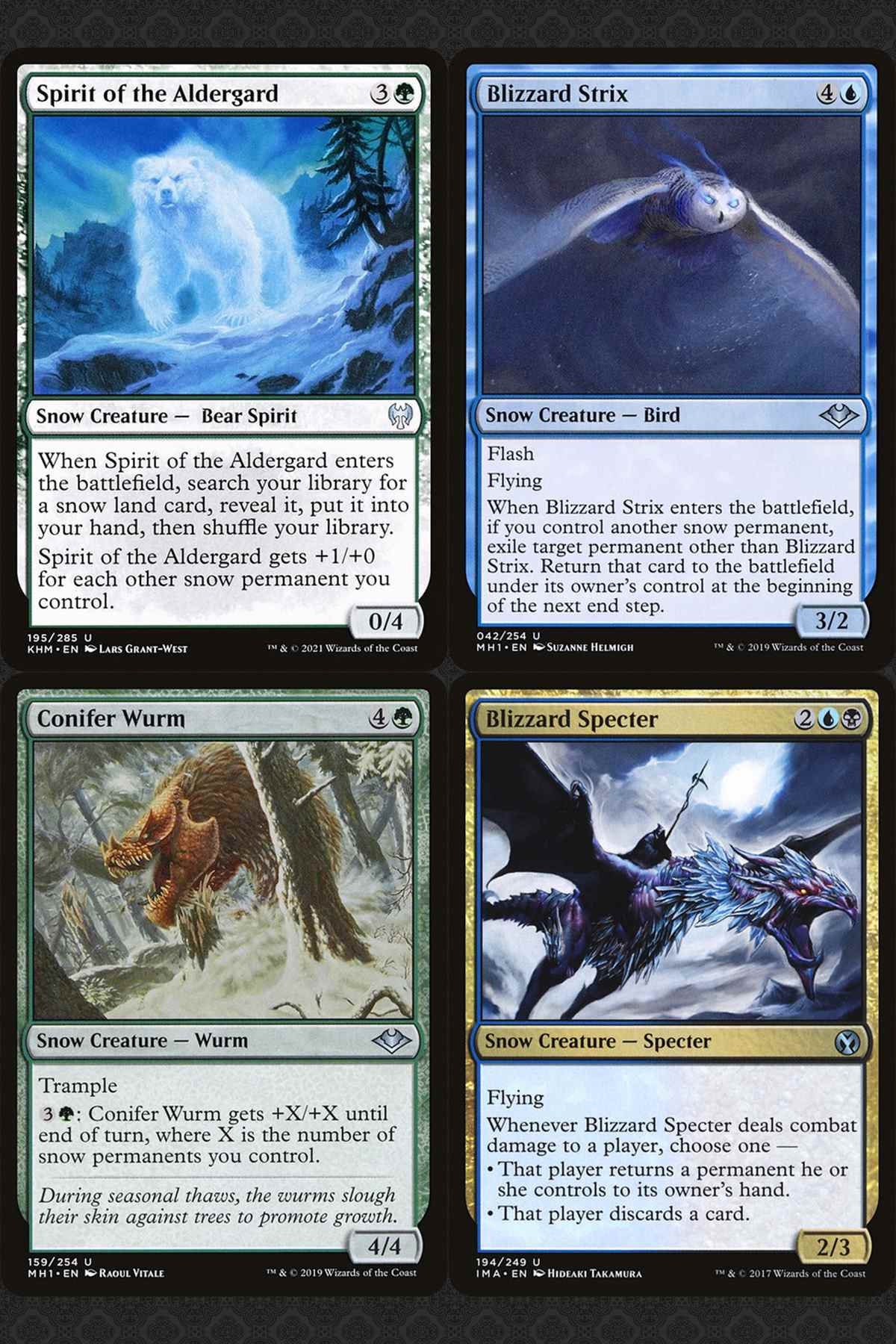 Jorn, God of Winter Snow Matters Commander Deck EDH MTG Magic Ready-to ...