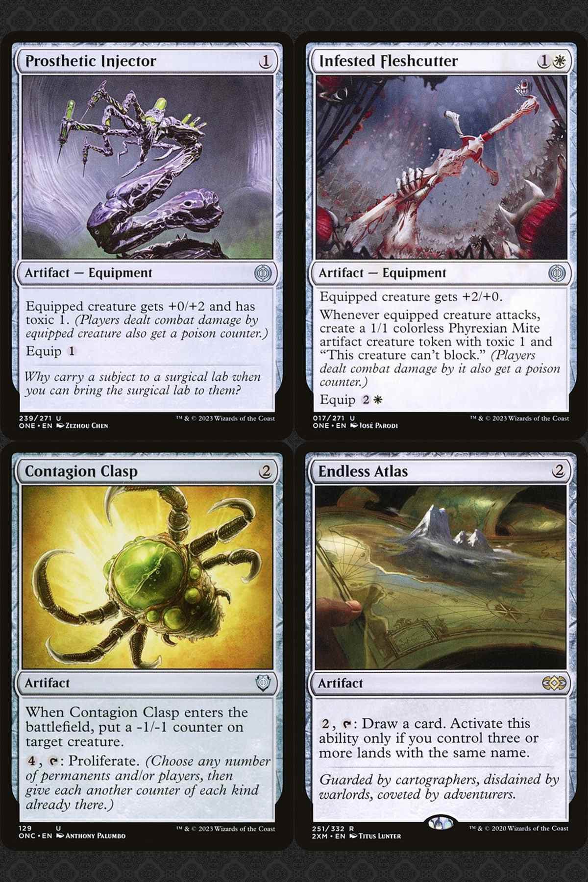 Skrelv, Defector Mite Commander Deck Toxic Infect EDH Magic MTG Ready ...