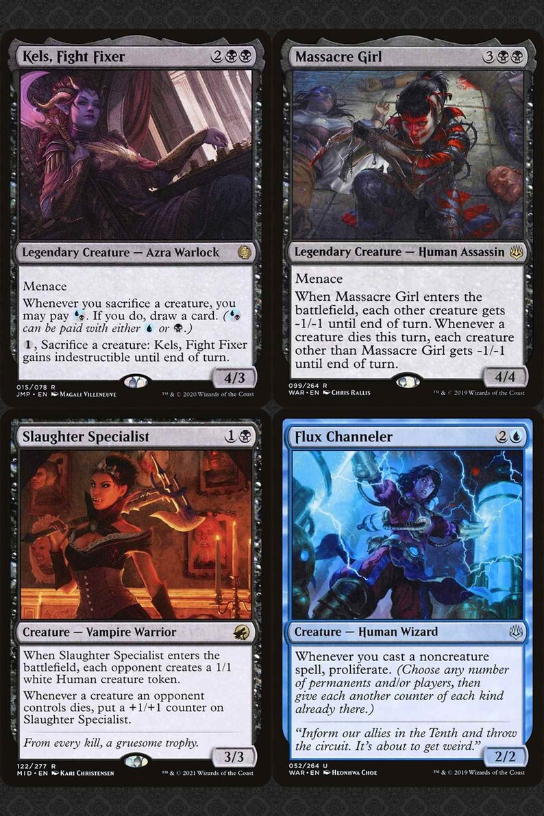 Toxrill the Corrosive Commander Deck Tokens Magic MTG - Etsy