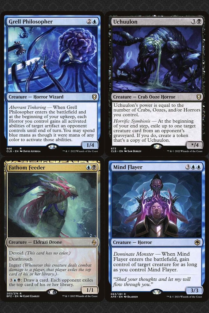 Umbris, Fear Manifest Commander Deck Nightmare Horror Tribal EDH Magic MTG Cards Dimir - Etsy