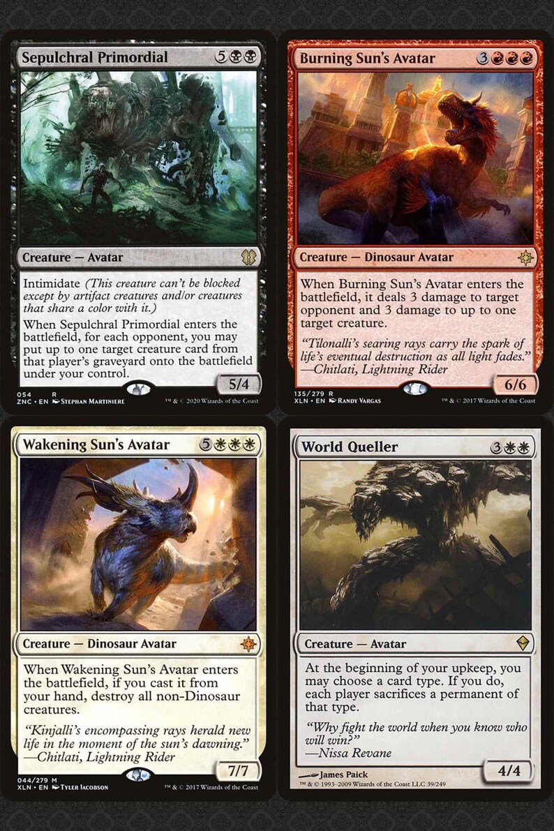 Progenitus AVATAR Tribal Commander Deck EDH Magic MTG Ready-to-play 100 ...