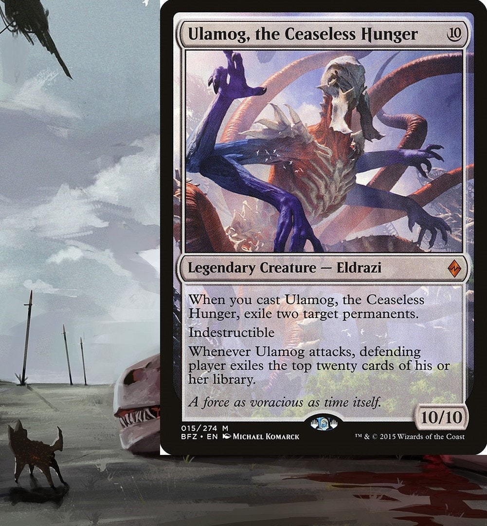 ELDRAZI Commander EDH Deck Pre-built Custom Ulamog the - Etsy