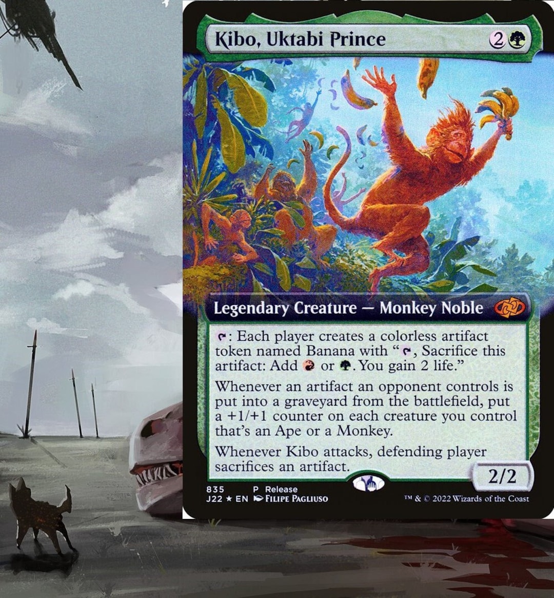Kibo, Uktabi Prince Commander Deck Monkey Ape Tribal MTG Magic EDH ...