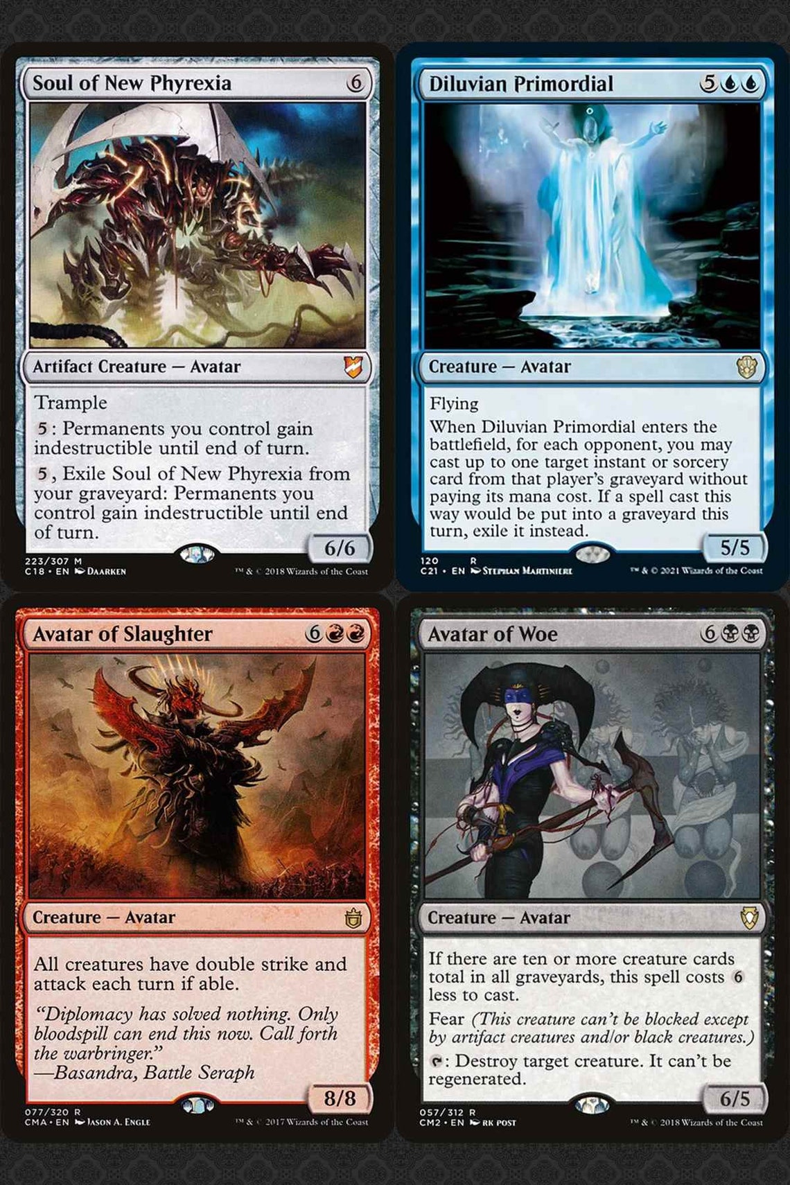 Progenitus AVATAR Tribal Commander Deck EDH Magic MTG Ready-to-play 100 ...