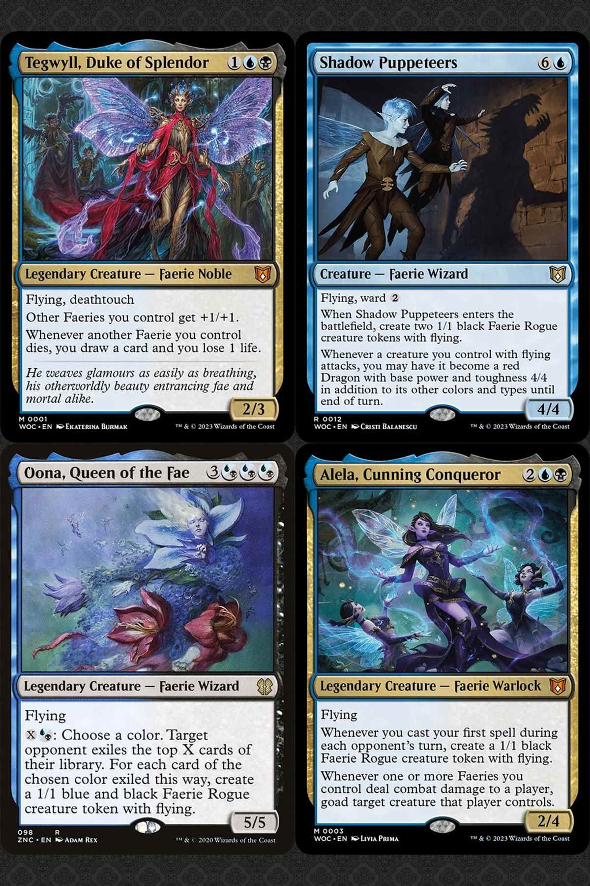 Talion, the Kindly Lord FAERIE Commander Deck EDH Magic Cards MTG Ready ...