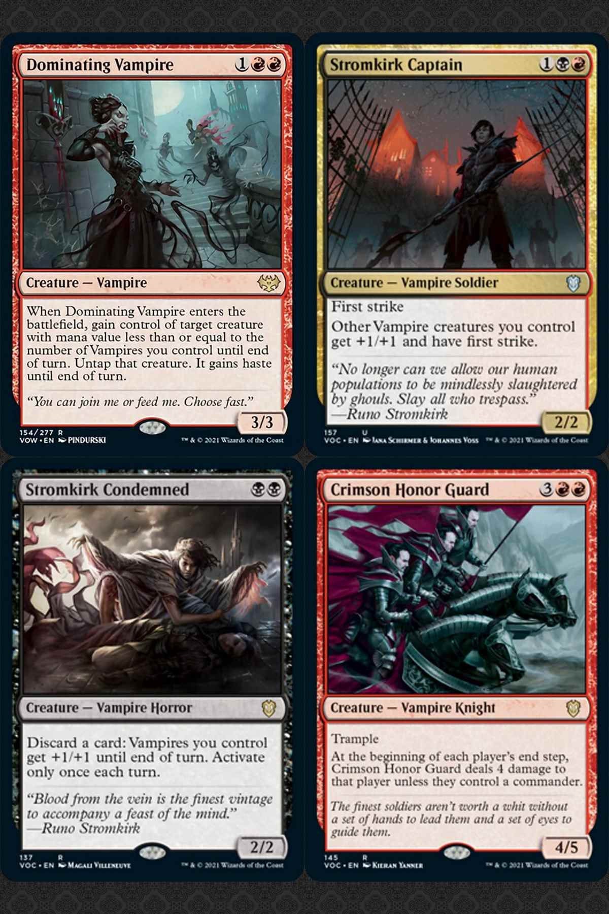Olivia Crimson Bride Vampires Commander Deck Edh Mtg Magic Etsy