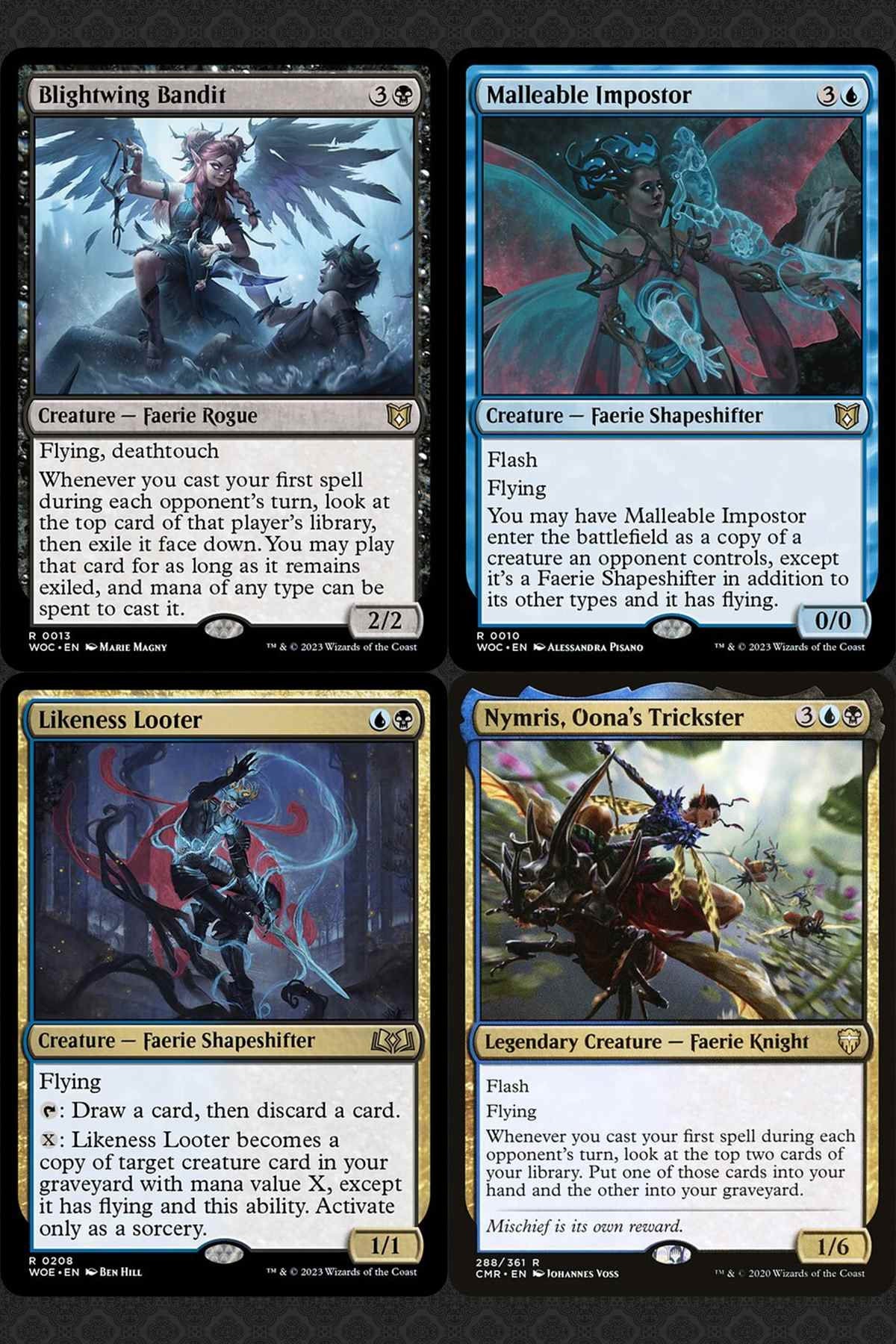 Talion, the Kindly Lord FAERIE Commander Deck EDH Magic Cards MTG Ready ...