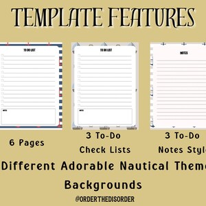 Sail Through Your Day With This Cute Nautical Themed to Do List ...