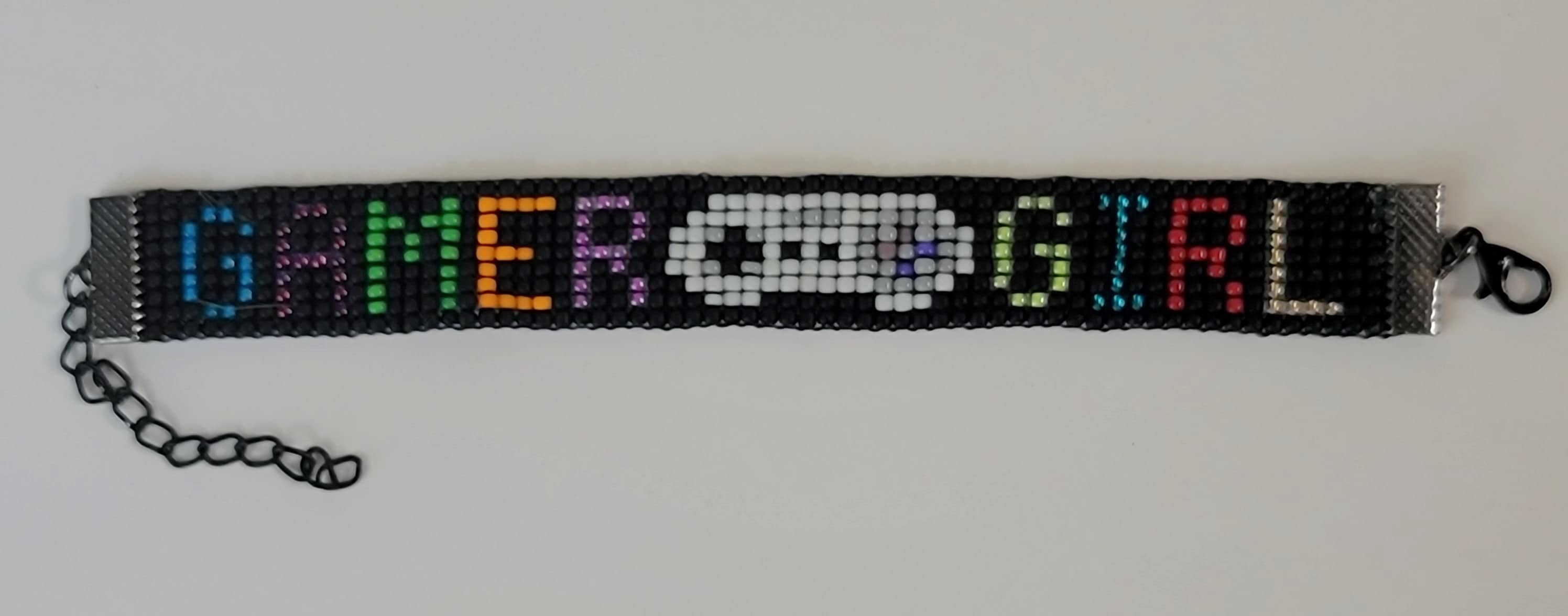 Gamer Girl Bracelet. Gaming Jewelry. Quirky Bracelet. Bead Loom ...