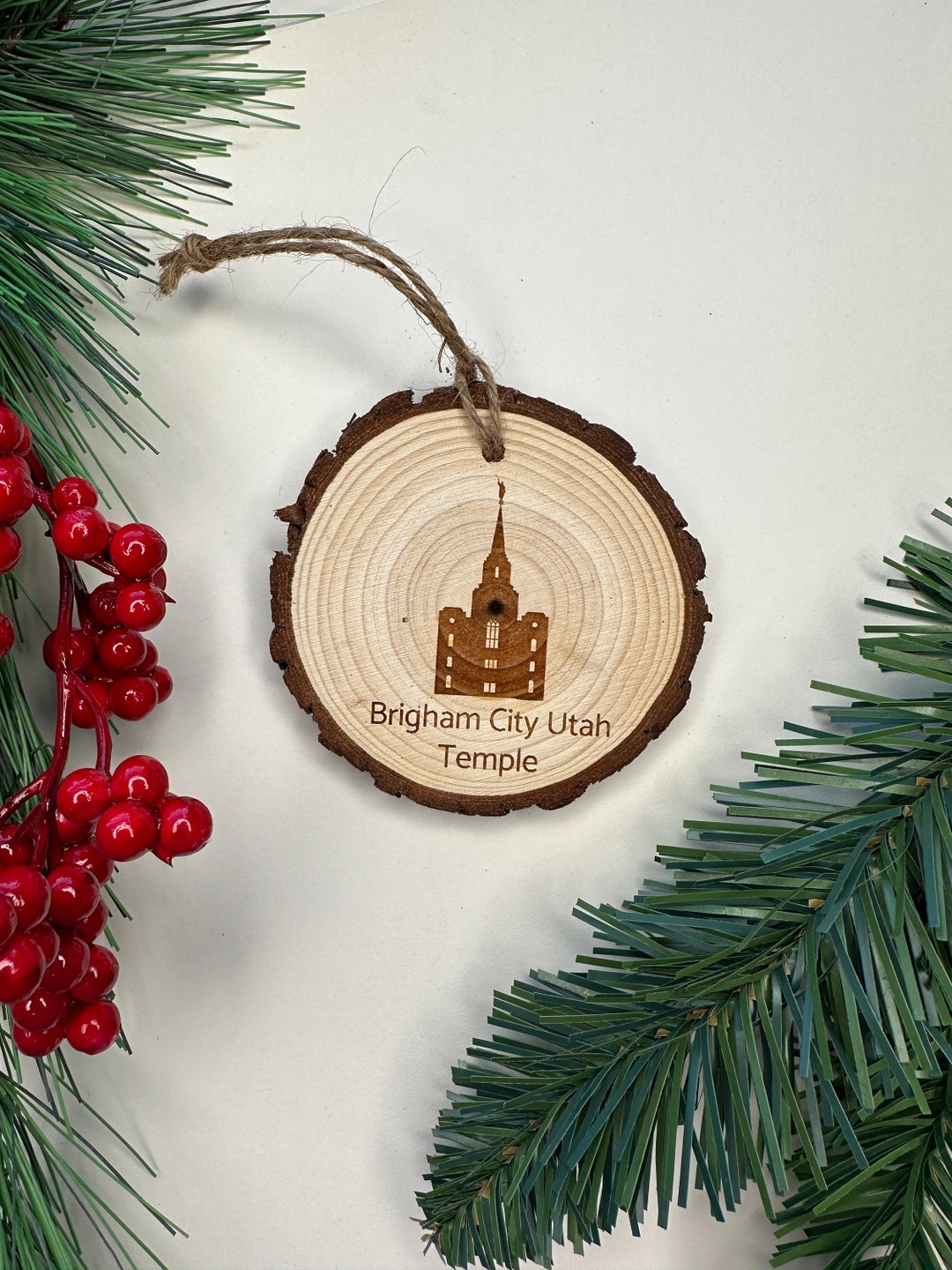 Brigham City Utah Temple - LDS Temple Ornament - Personalize - Etsy