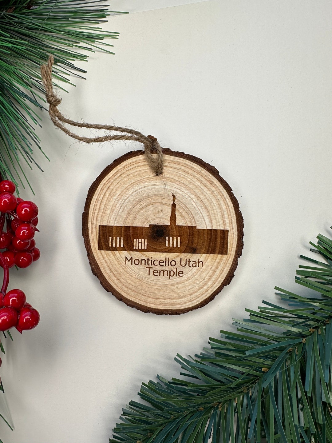 Monticello Utah Temple - LDS Temple Ornament - Personalize - Etsy