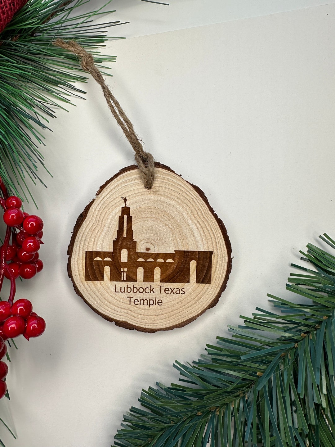 Lubbock Texas Temple - LDS Temple Ornament - Personalize - Etsy