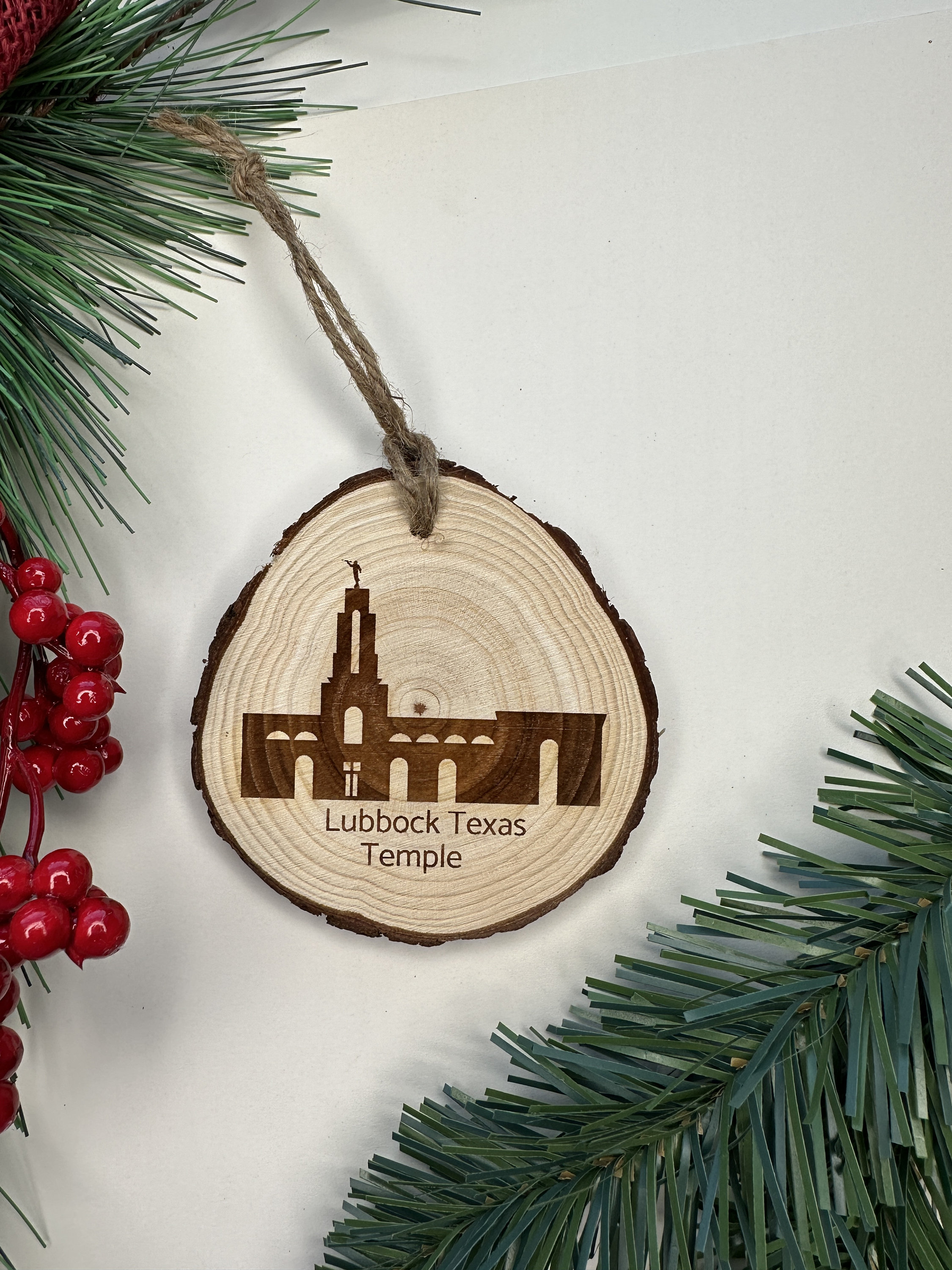 Lubbock Texas Temple - LDS Temple Ornament - Personalize - Etsy