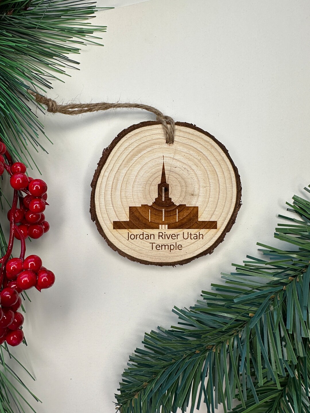 Jordan River Utah Temple - LDS Temple Ornament - Personalize - Etsy