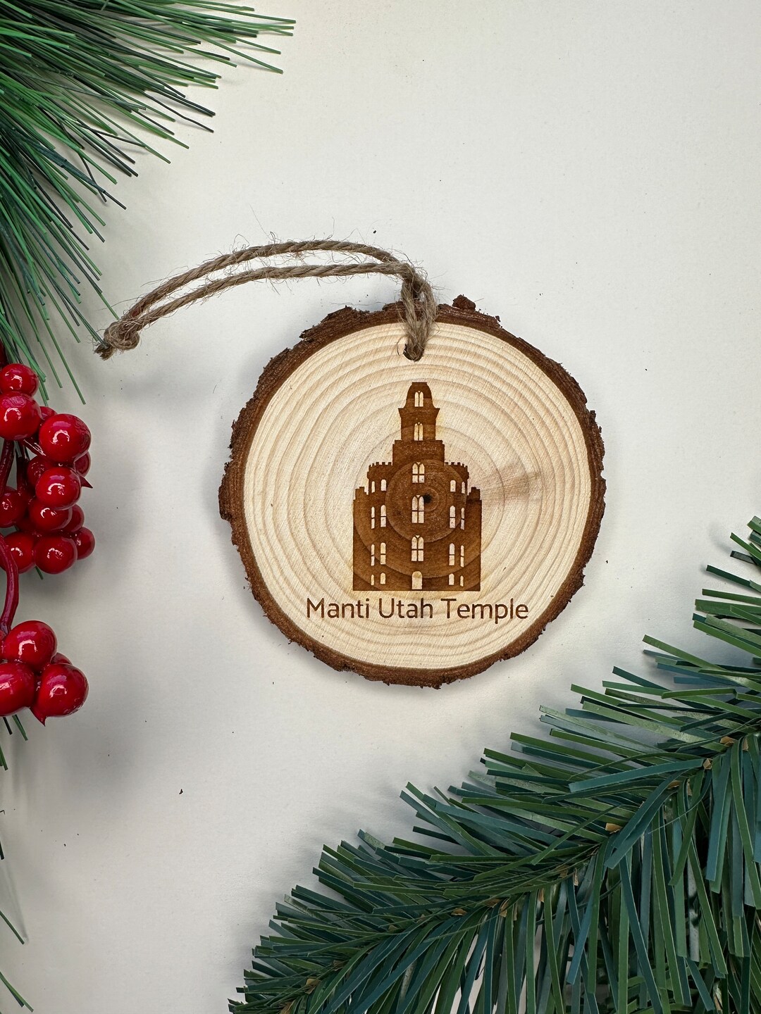 Manti Utah Temple - LDS Temple Ornament - Personalize | Keepsake - Etsy