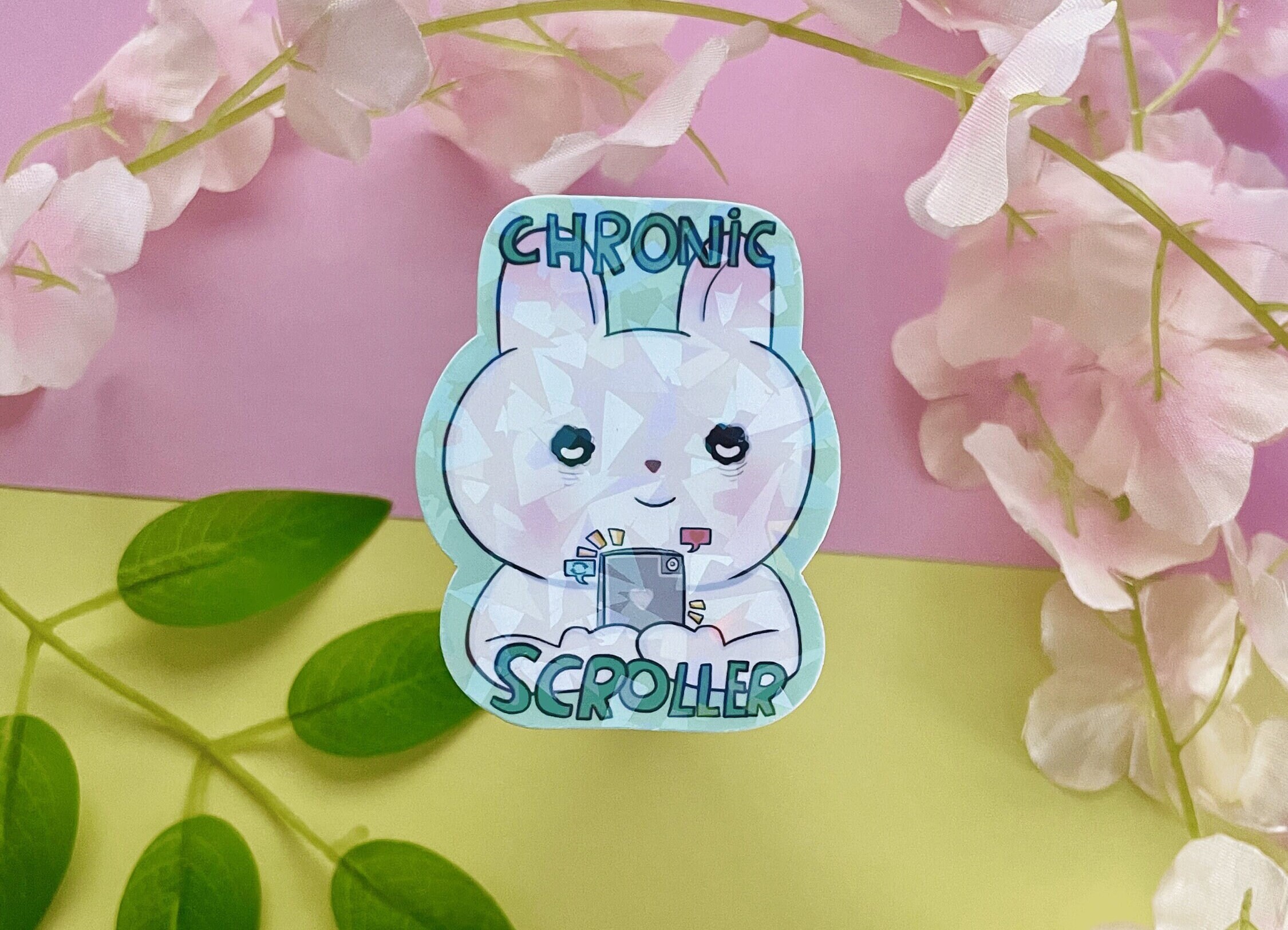 Melly Chronic Scroller Die-cut Sticker - Etsy