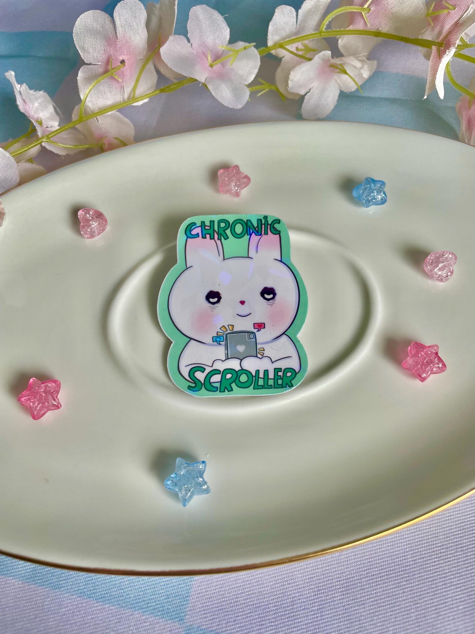 Melly Chronic Scroller Die-cut Sticker - Etsy