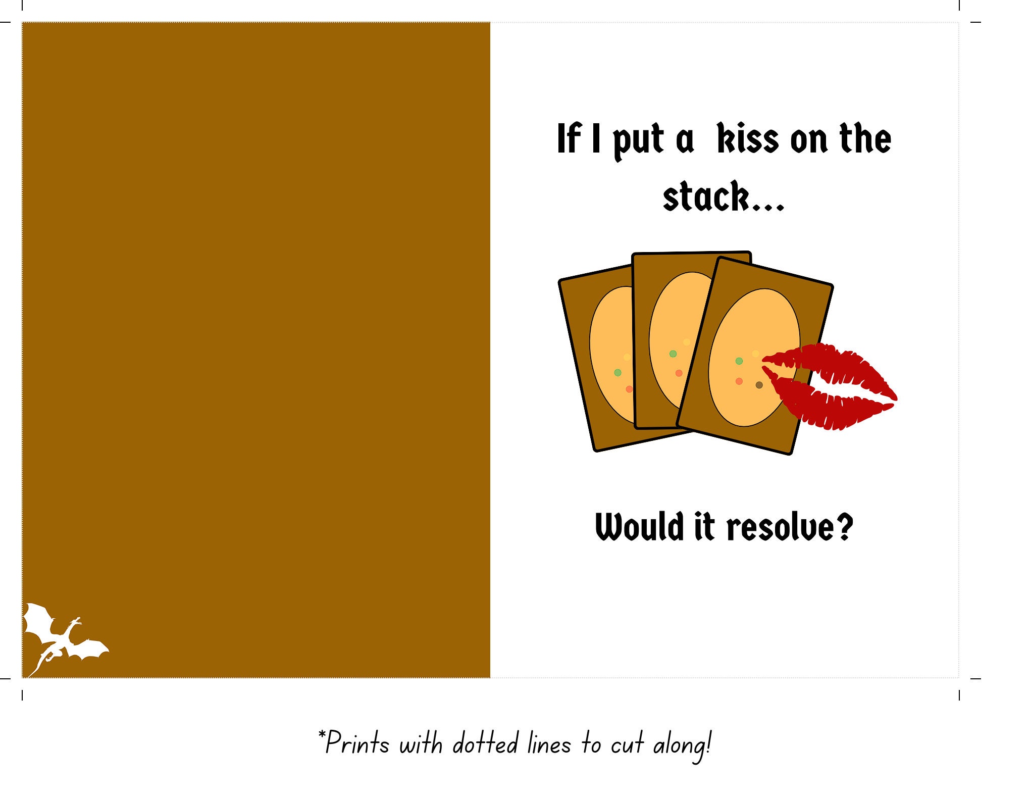 DIGITAL DOWNLOAD - Kiss on the Stack Card - Magic the Gathering - MTG ...
