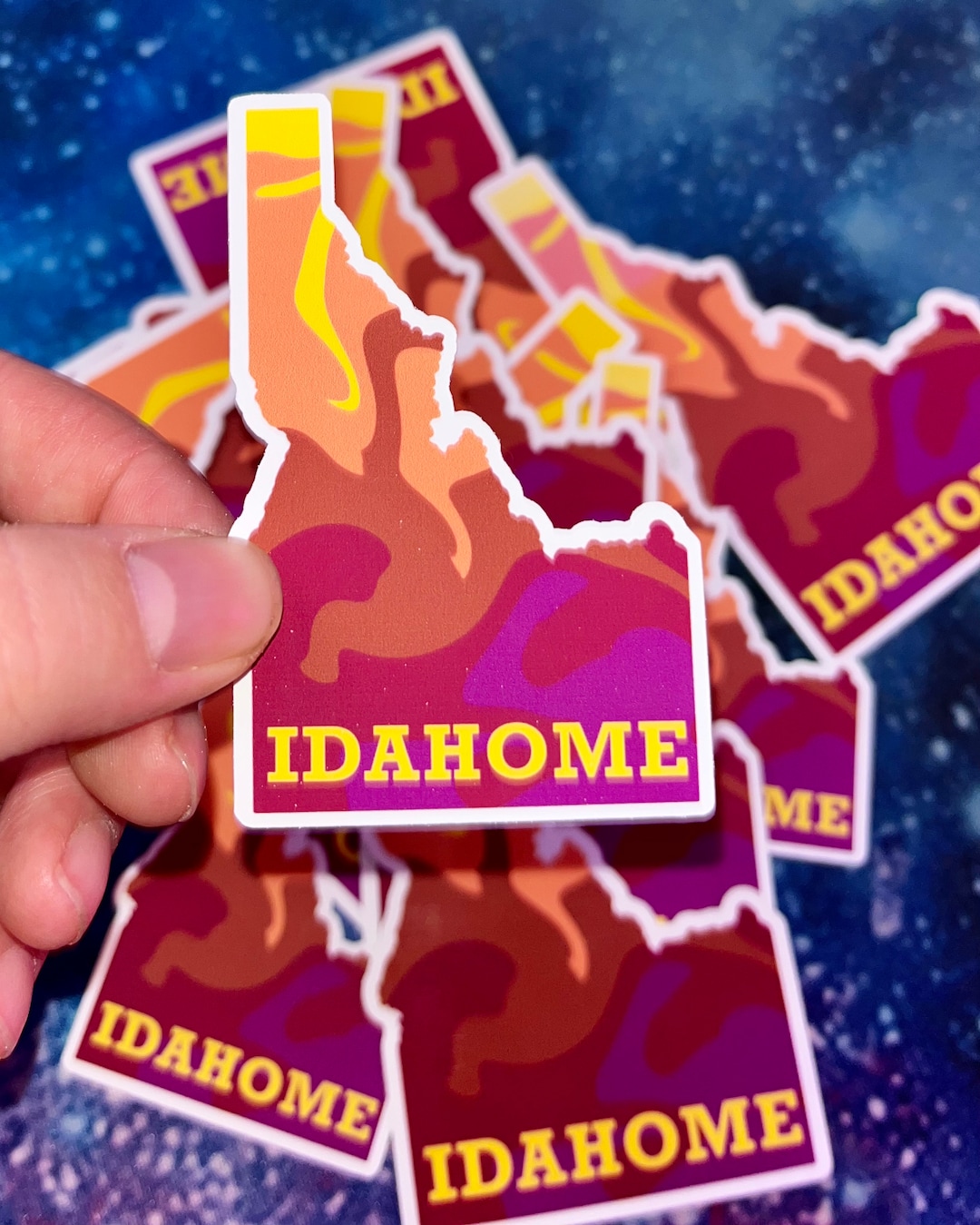 Colorful Idahome Sticker - Etsy