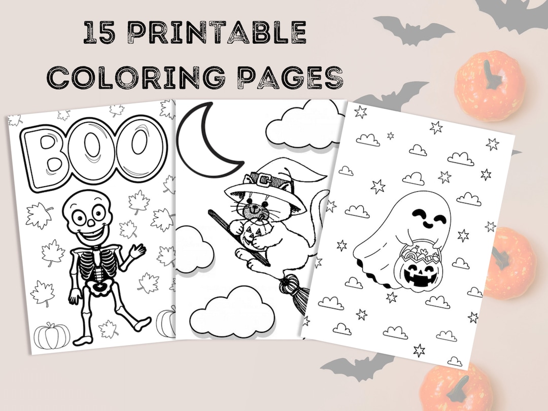 Halloween Coloring Pages, Printable Coloring Pages, Printable Halloween ...