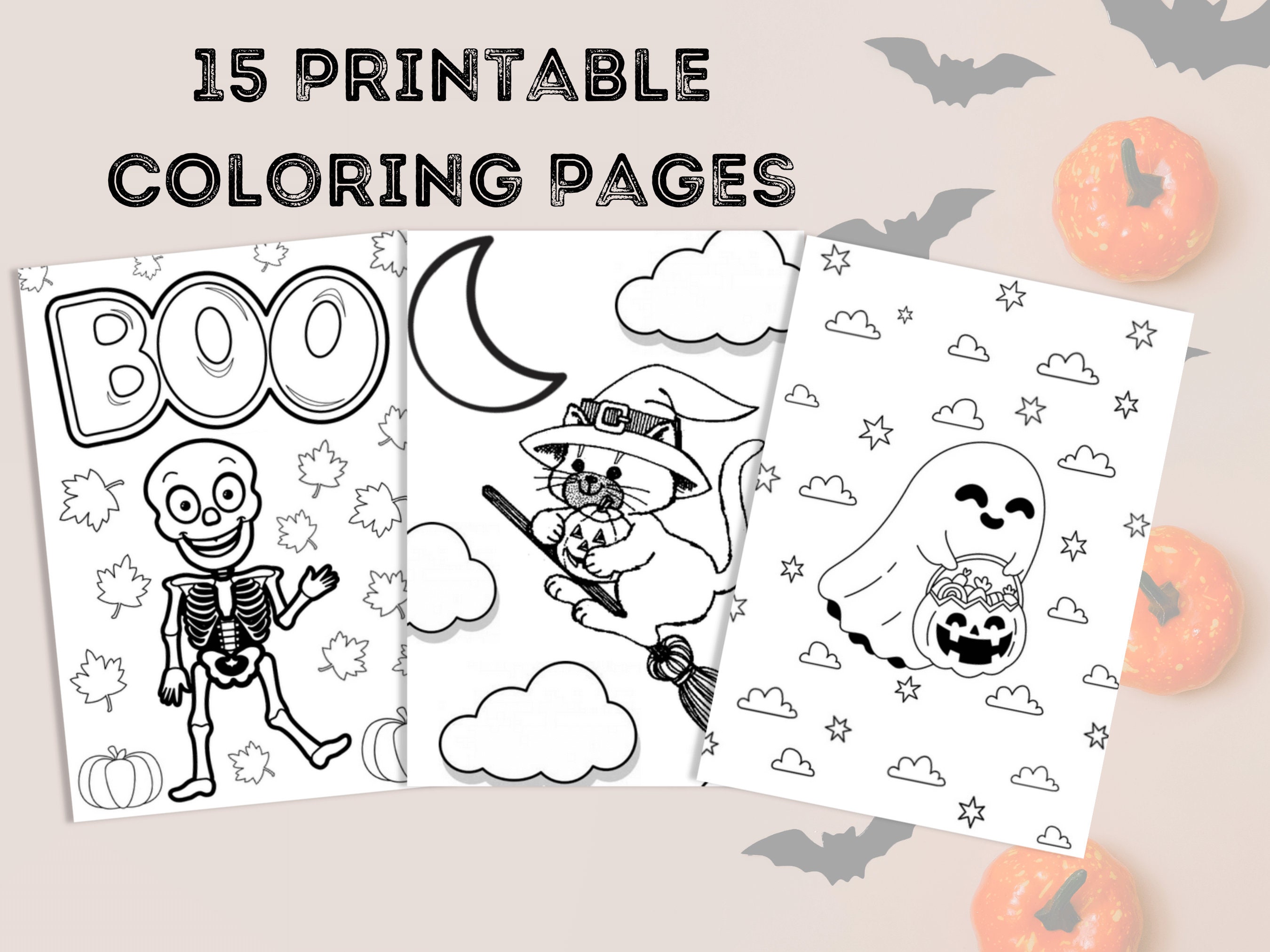 Halloween Coloring Pages, Printable Coloring Pages, Printable Halloween ...