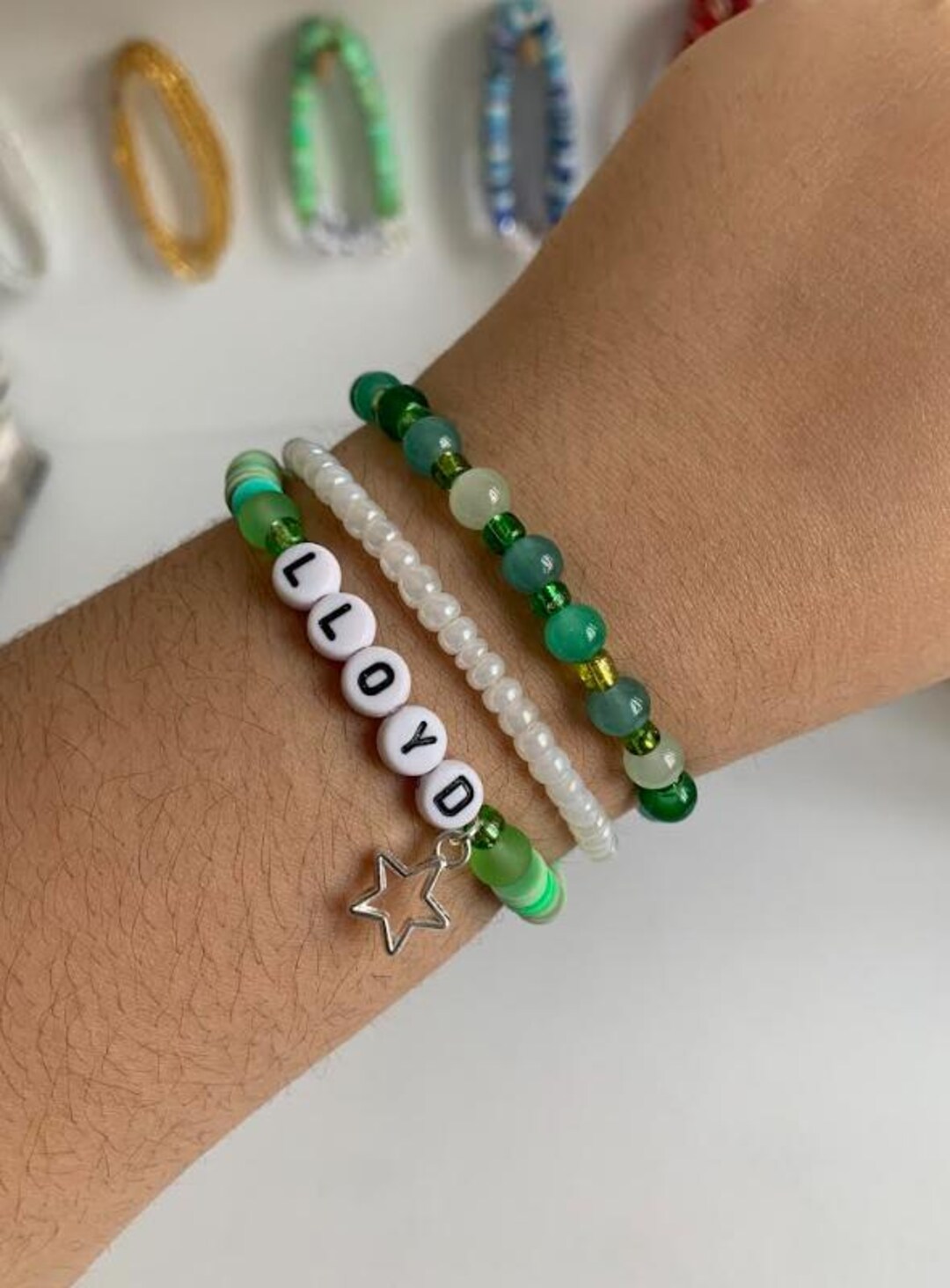 Stargirl Ninja Lloyd Bracelet Stack - Handmade Beaded Bracelets - Fan ...