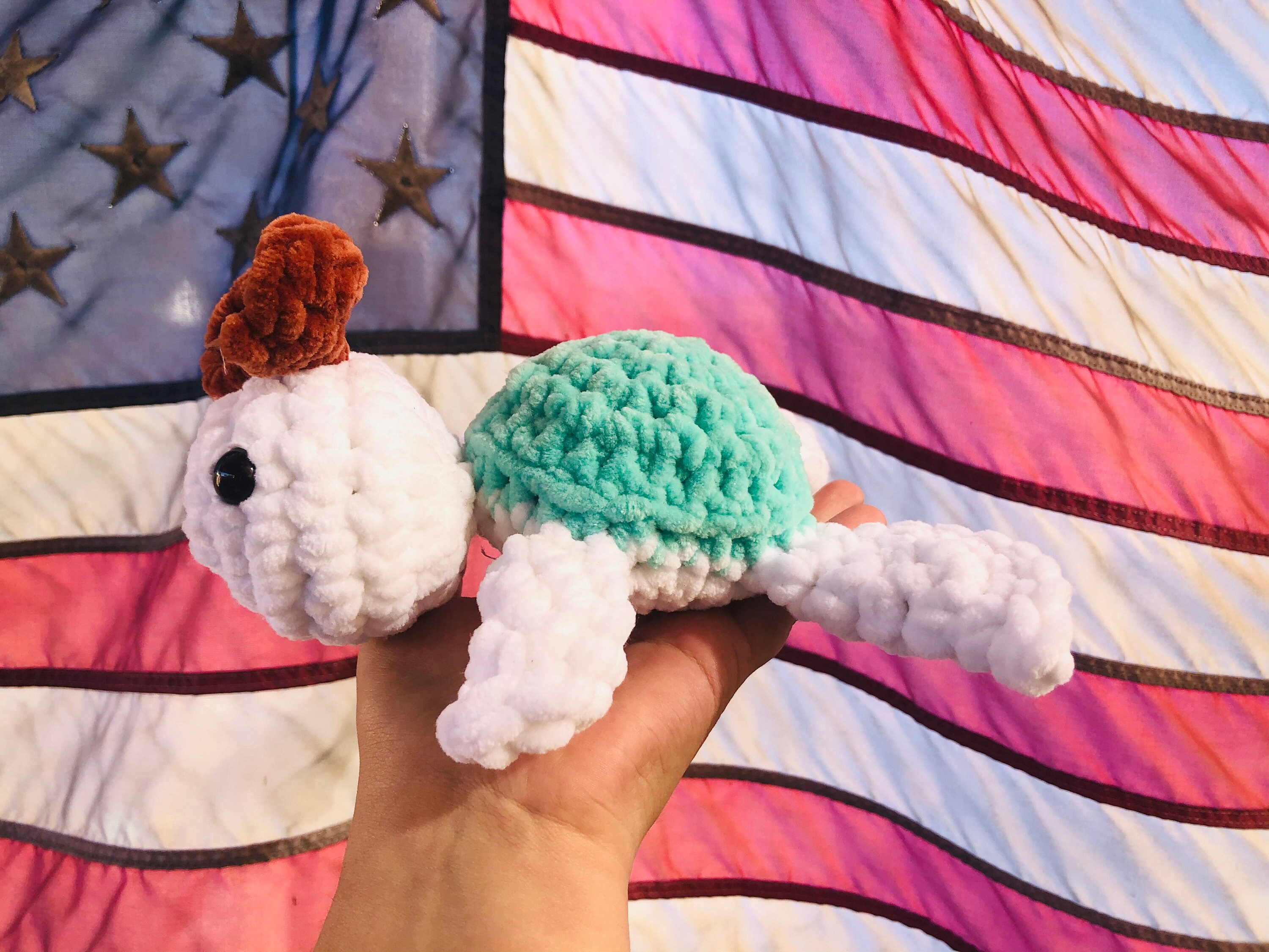 Bow Turtle Crochet Pattern 100% No-sew Crochet Pattern PDF File Digtal ...