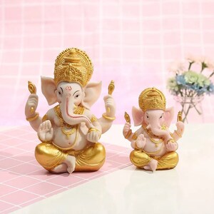 Hand-painted Lord Ganesha Statue - Etsy