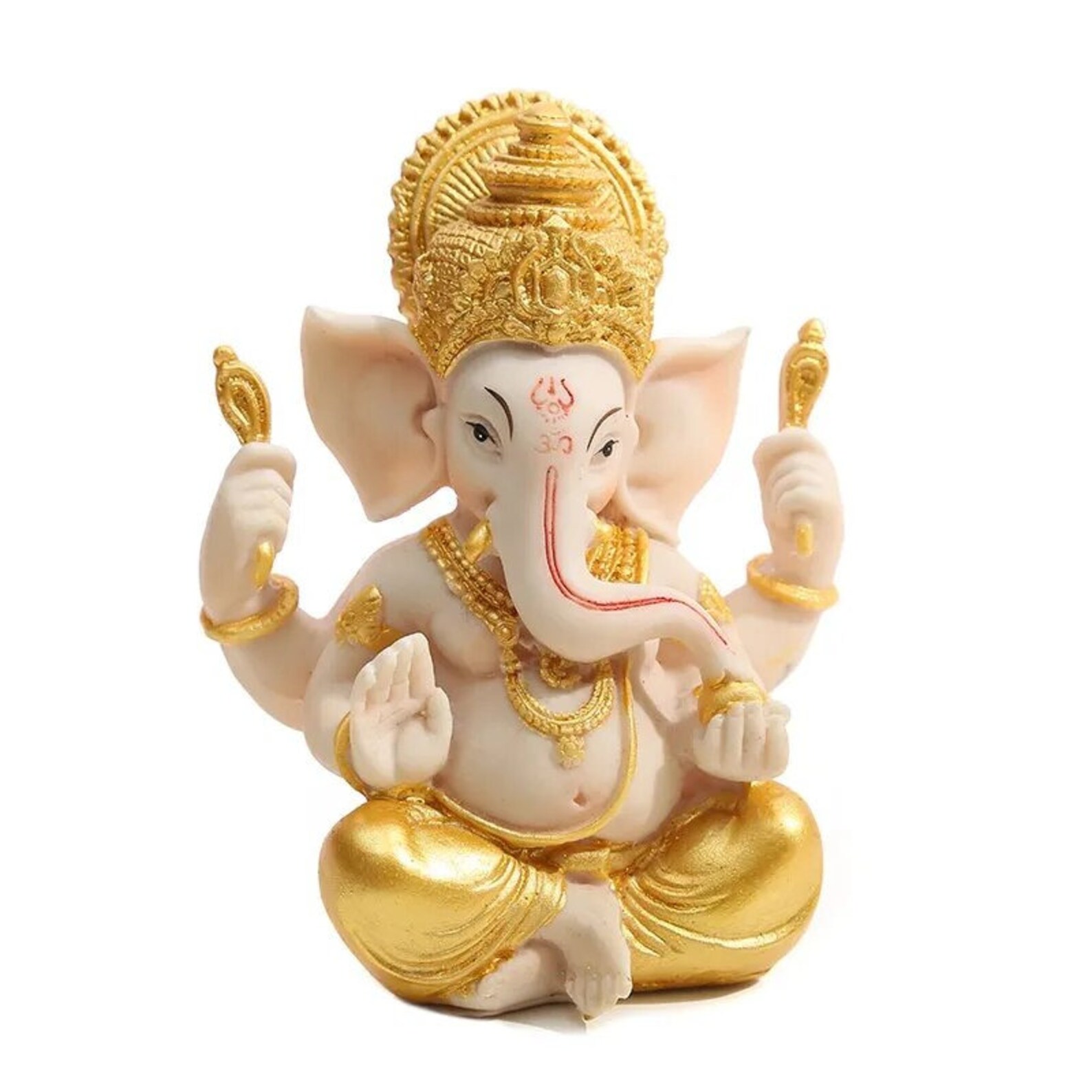 Hand-painted Lord Ganesha Statue - Etsy