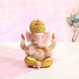 Hand-painted Lord Ganesha Statue - Etsy