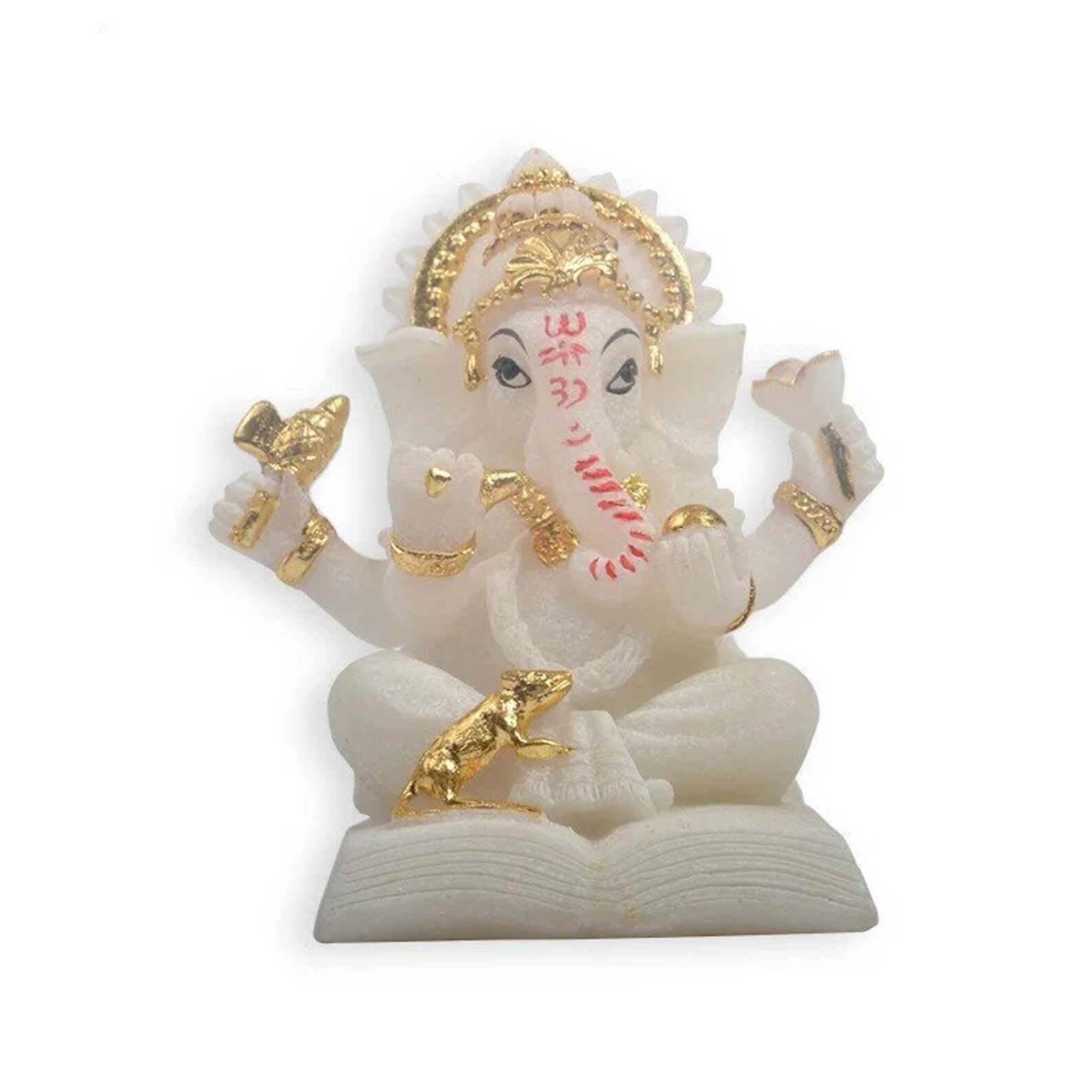 Hand-painted Lord Ganesha Statue - Etsy