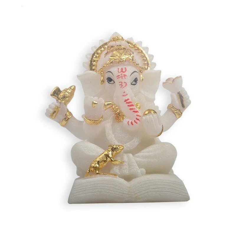 Hand-painted Lord Ganesha Statue - Etsy