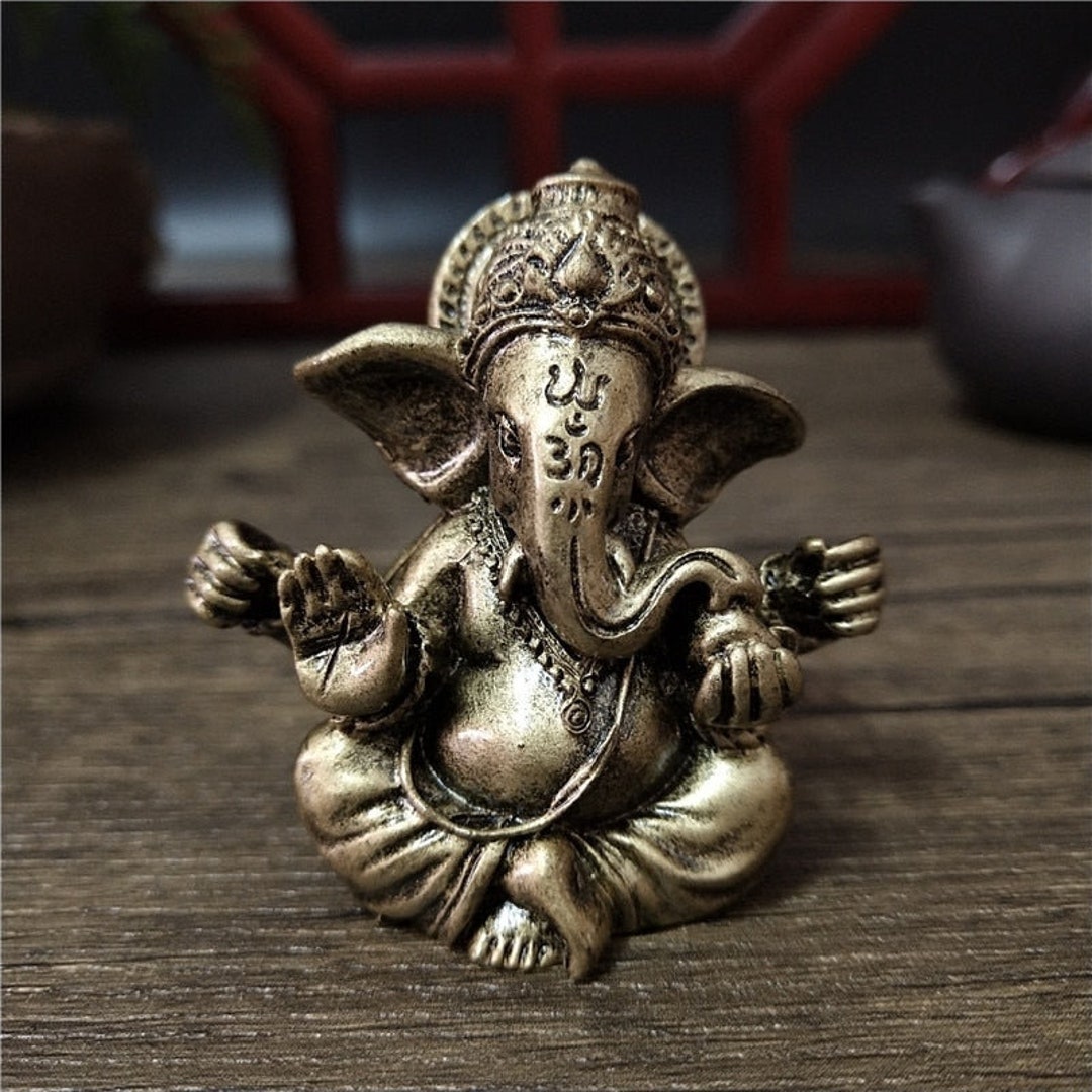 Mini Lord Ganesha Statue - Etsy