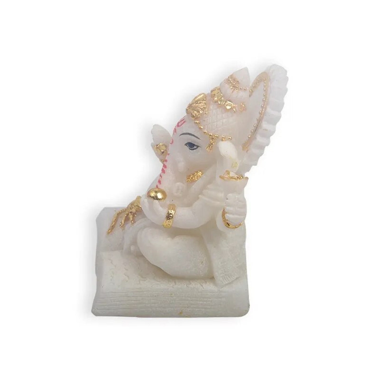 Hand-painted Lord Ganesha Statue - Etsy