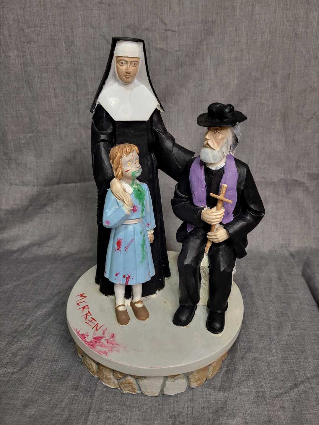 The Exorcist Statue - Etsy