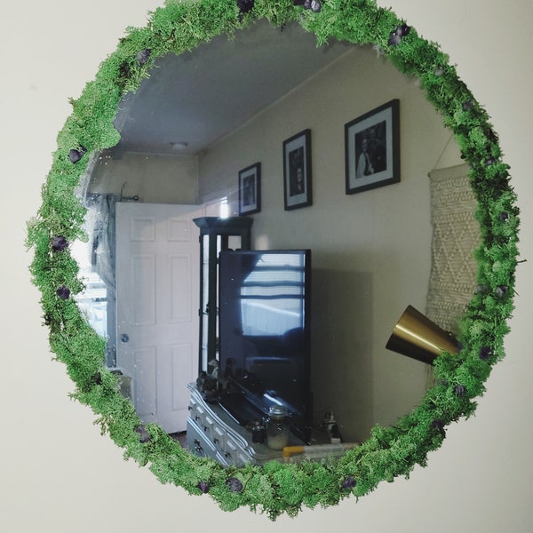 Moss Mirror - Etsy