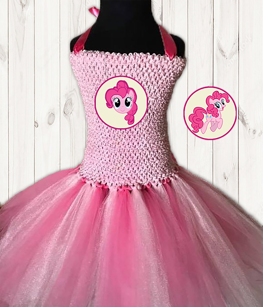 Pinkie Pie Tutu Dress: Cotton Lined Top, Friendship is Magic Pony - Etsy