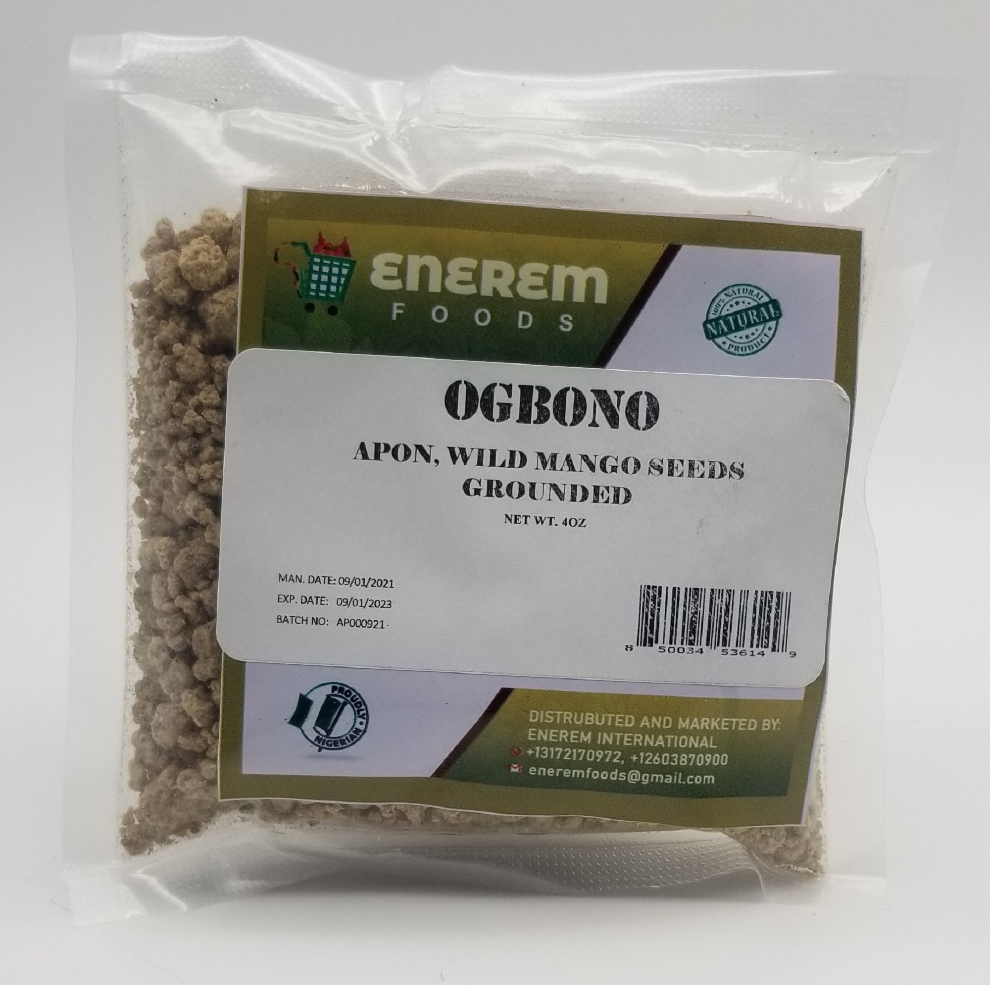 Enerem Ground Ogbono Seeds / African Bush Mango Seeds / Bush Mango ...